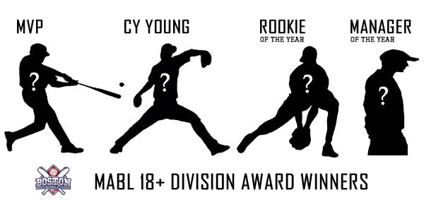 2006 MABL 18+ Award Winners - Boston Metro Baseball League